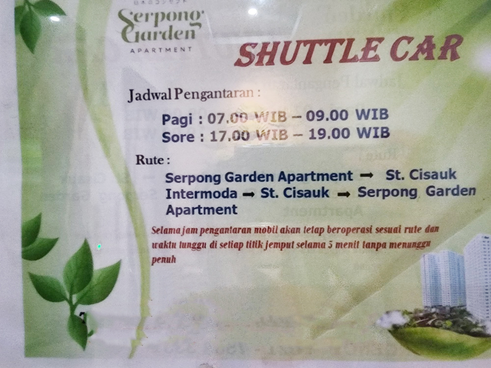Jual Apartemen Serpong Garden Dekat Stasiun Cisauk, Pasar Modern ...