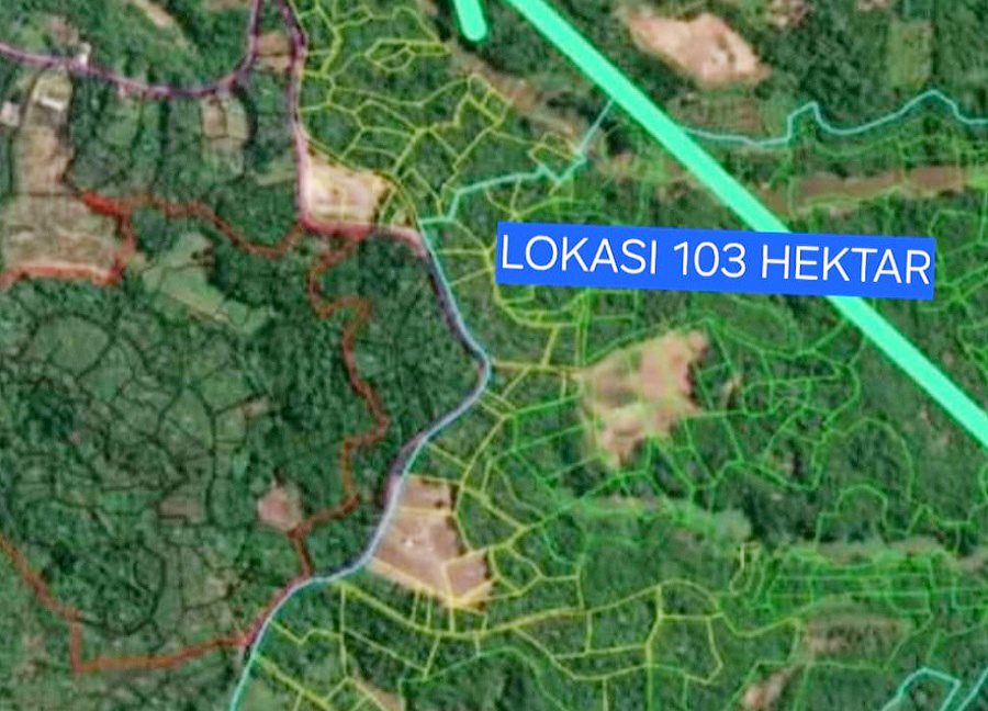 Jual Tanah 103 Hektar di Jasinga Bogor Dekat Jalan Propinsi, Alun-Alun ...